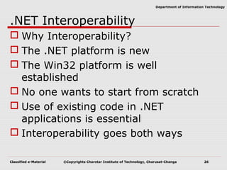 Introduction to .NET Framework | PPT