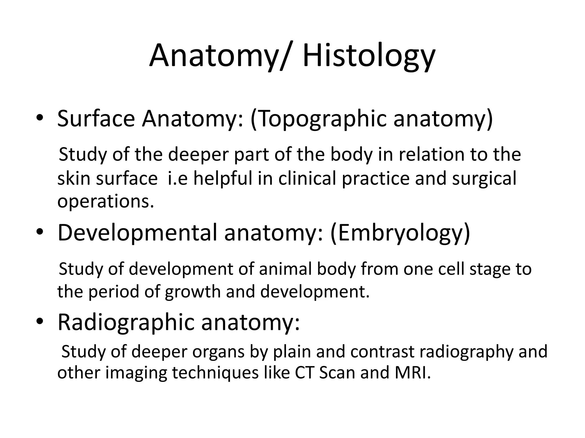 anatomy and histology | PPTX