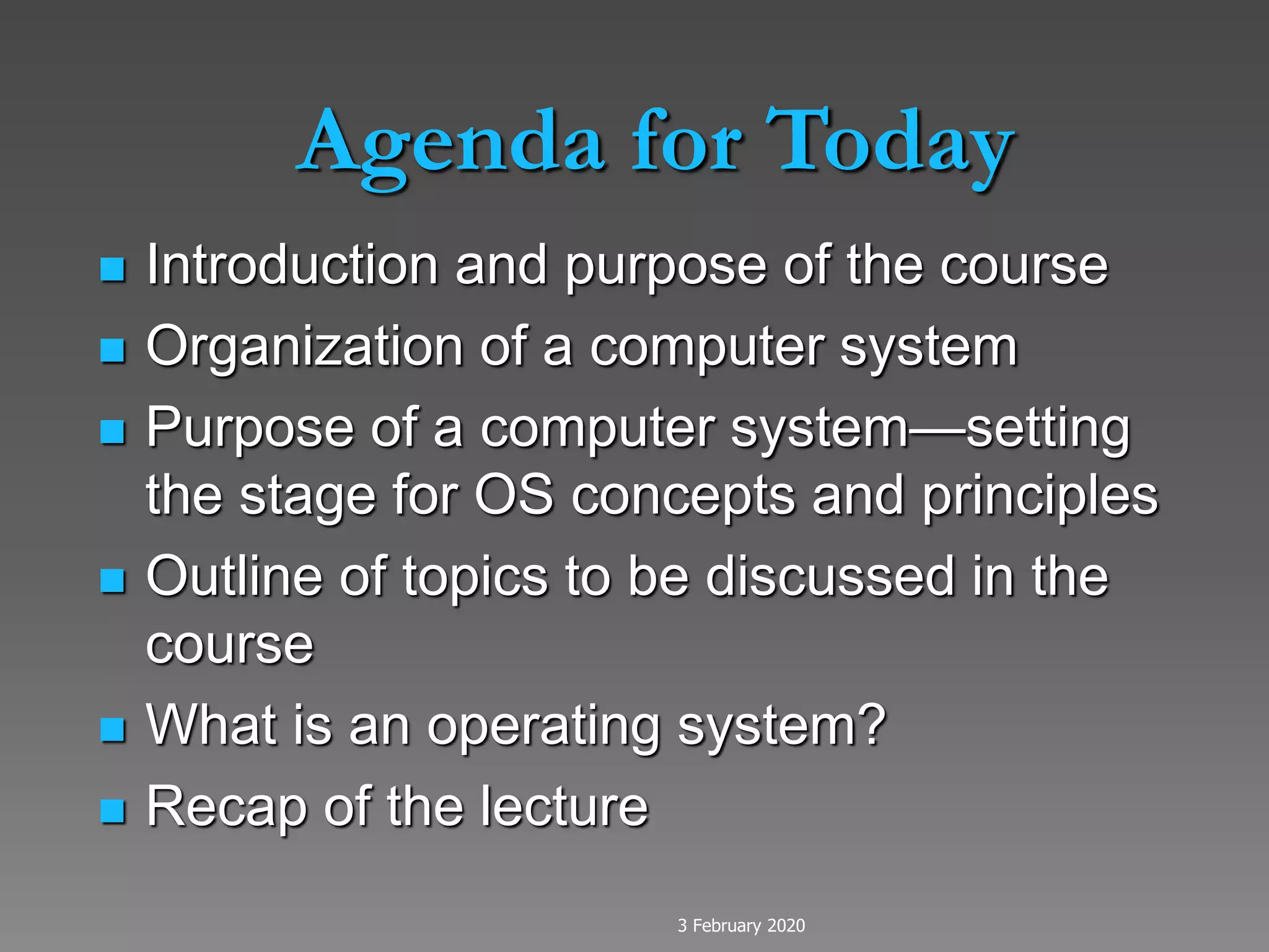 what is operating system . introduction to OS | PPT
