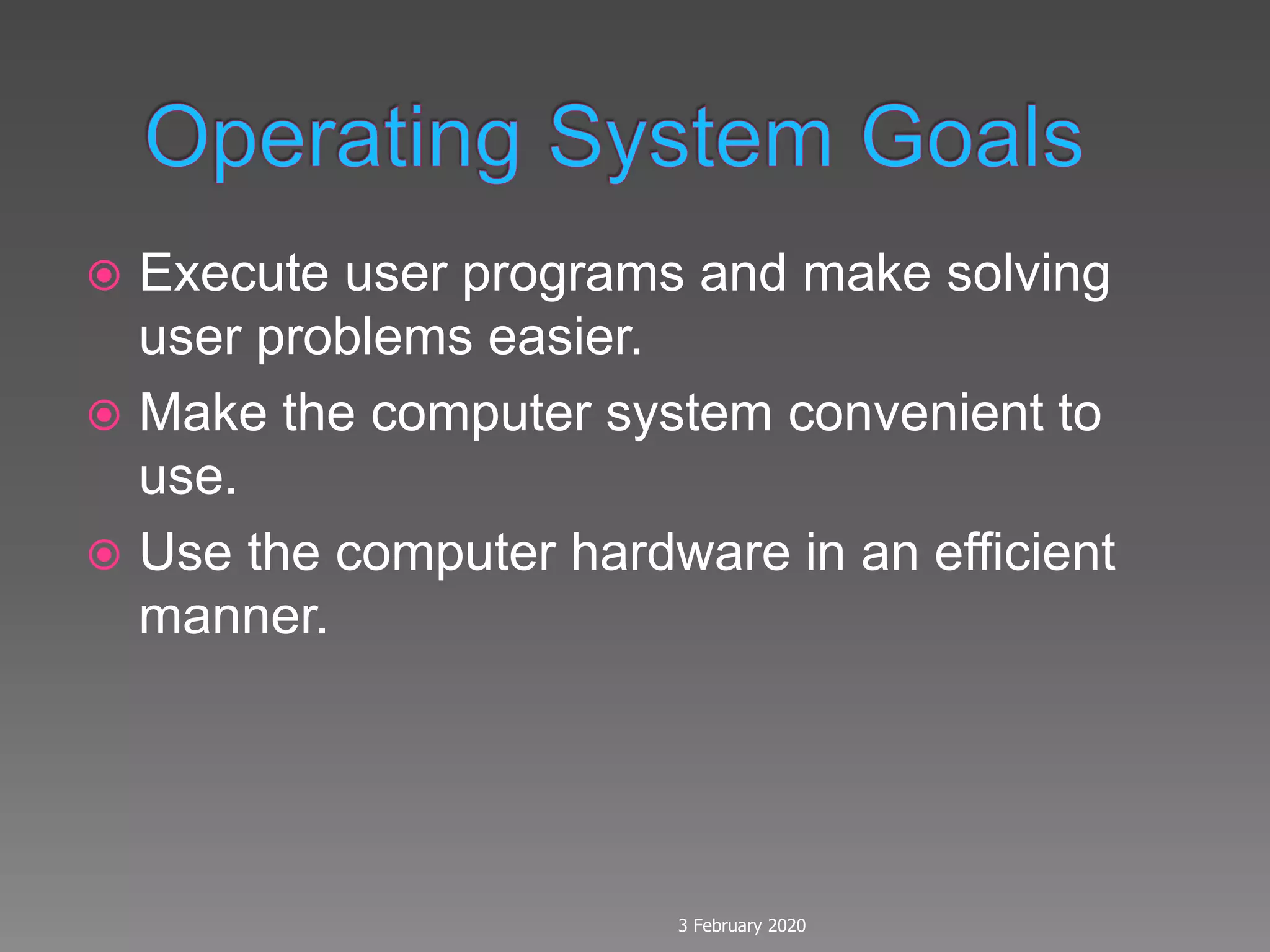 What Is Operating System Introduction To Os Ppt