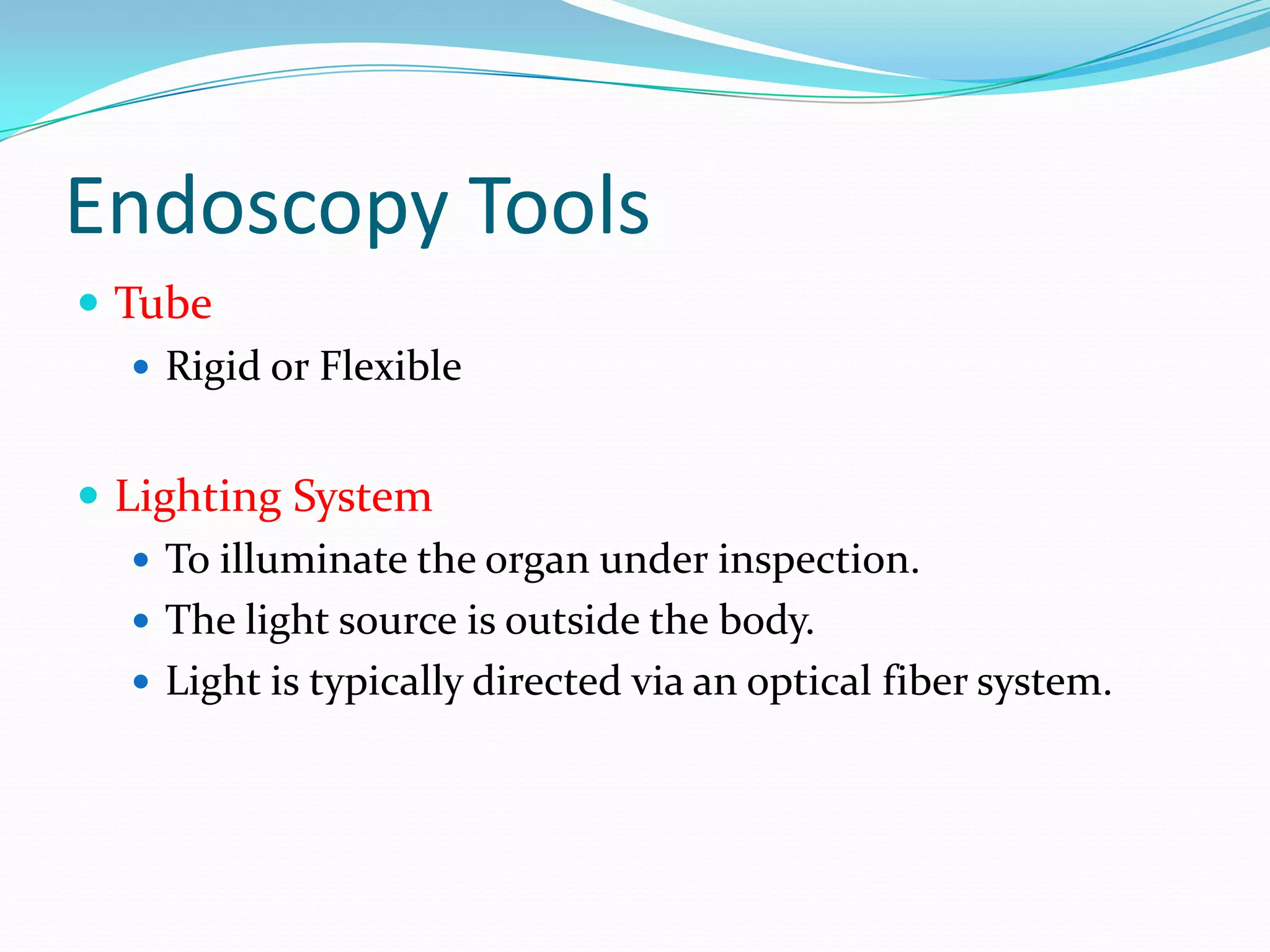 Lec 1 Medical Equipment Endoscopes | PDF