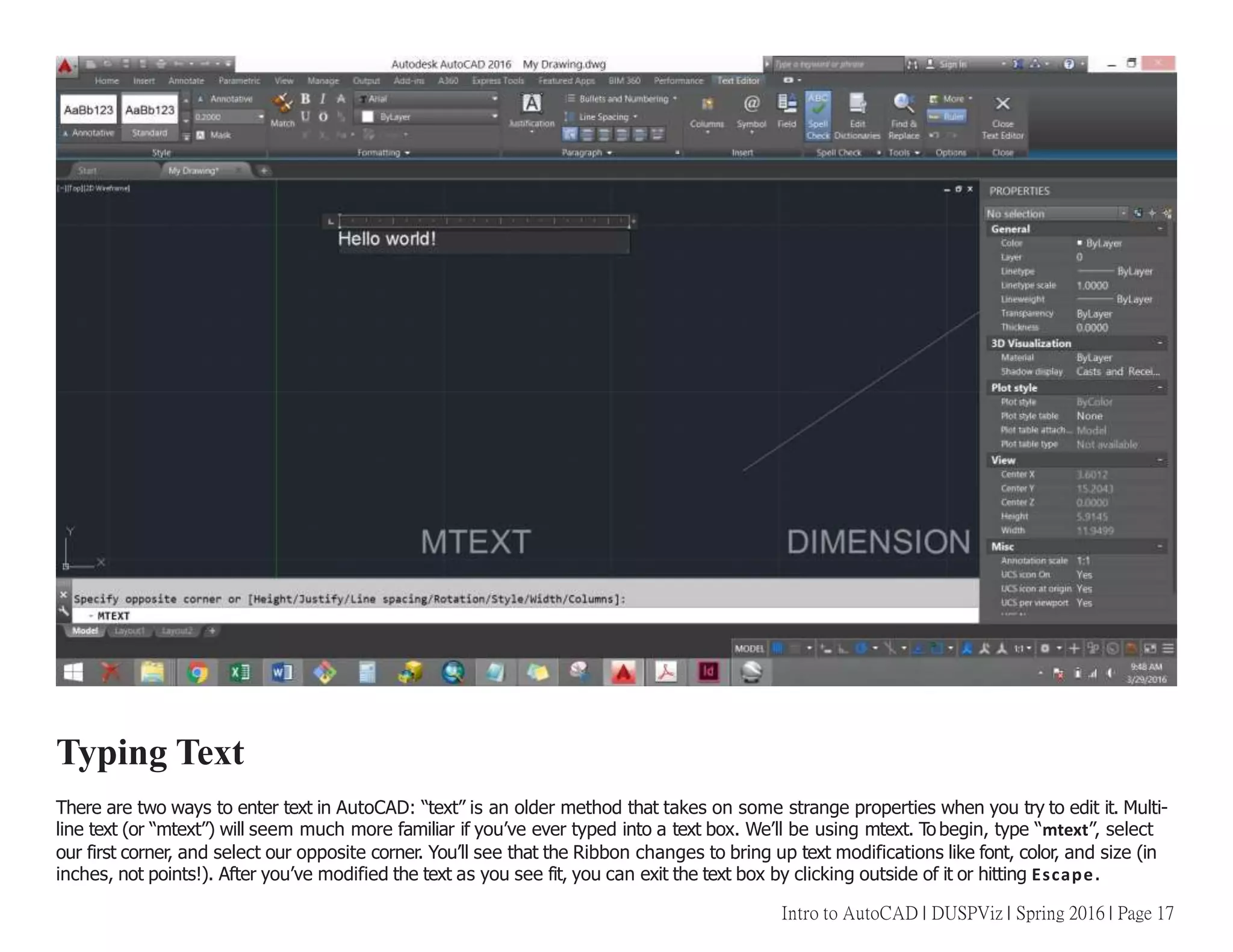 Intro to AutoCAD | PPTX
