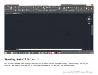 Intro to AutoCAD | PPTX