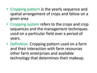 cropping system | PPT