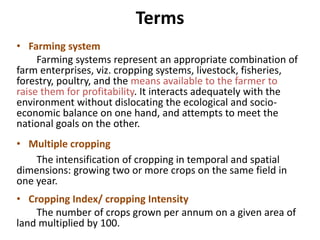cropping system | PPTX
