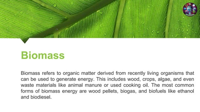 Biomass source-classification and properties | PPTX