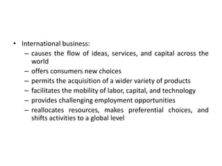 What is international business and trade | PPTX