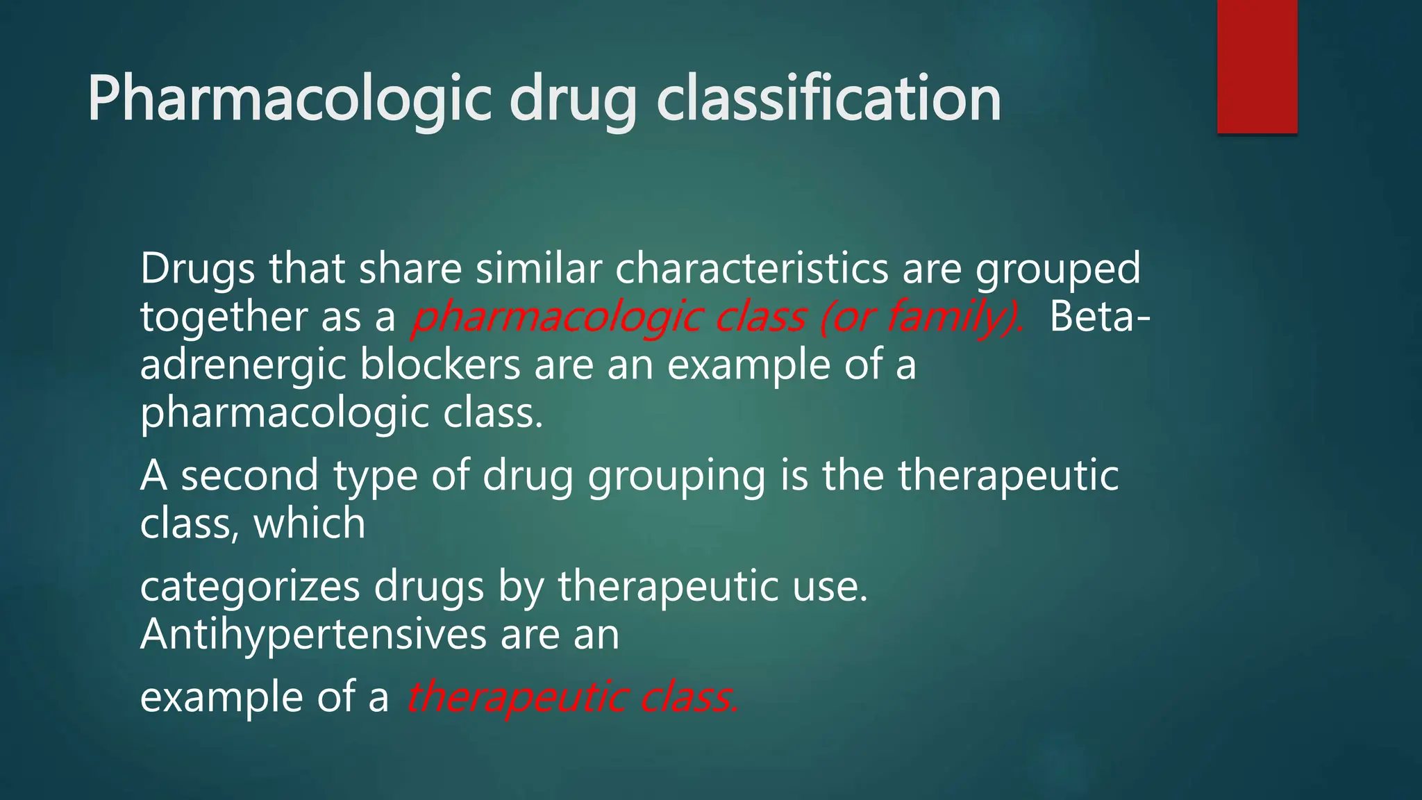 Pharmacology notes, the introduction.and definition of terms | PPTX