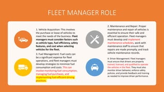 Lec1.pdf Transport Fleet Management lecture 1 | PDF