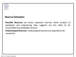 lec 1.pdf PETROLEUM PROPERTIES RESERVIOUR | PPT