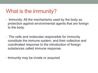 introduction in immunology course definitions | PPTX
