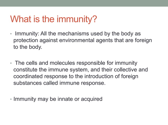 introduction in immunology course definitions | PPT