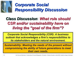 Lecture 1 ..Role of Financial Management | PPT