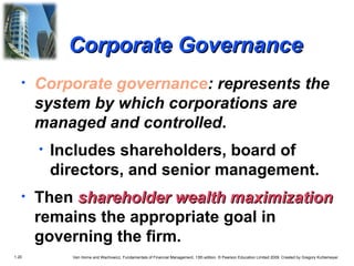 Lecture 1 ..Role of Financial Management | PPT