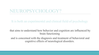 Neurological Basis of Behaviors in Psychology | PPTX