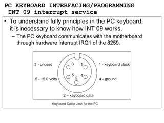 microprocessor systems Lecture 1 Keyboard | PPT
