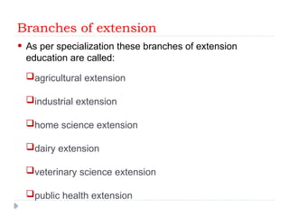 Lec 1.ppt meaning and philosophy of extension | PPTX