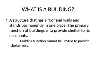 Introduction to a building service Architectural science on water and ...