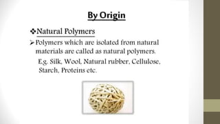 Introduction to Polymer Technology Classification of polymers. | PPT