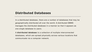 Distributed Database System in English and Amazing | PDF