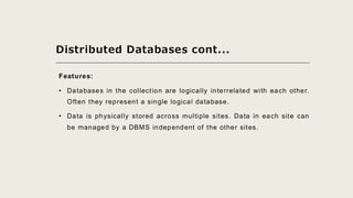 Distributed Database System in English and Amazing | PPT