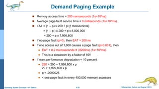 advanced operating systems chapter 9 virtual memory | PPT
