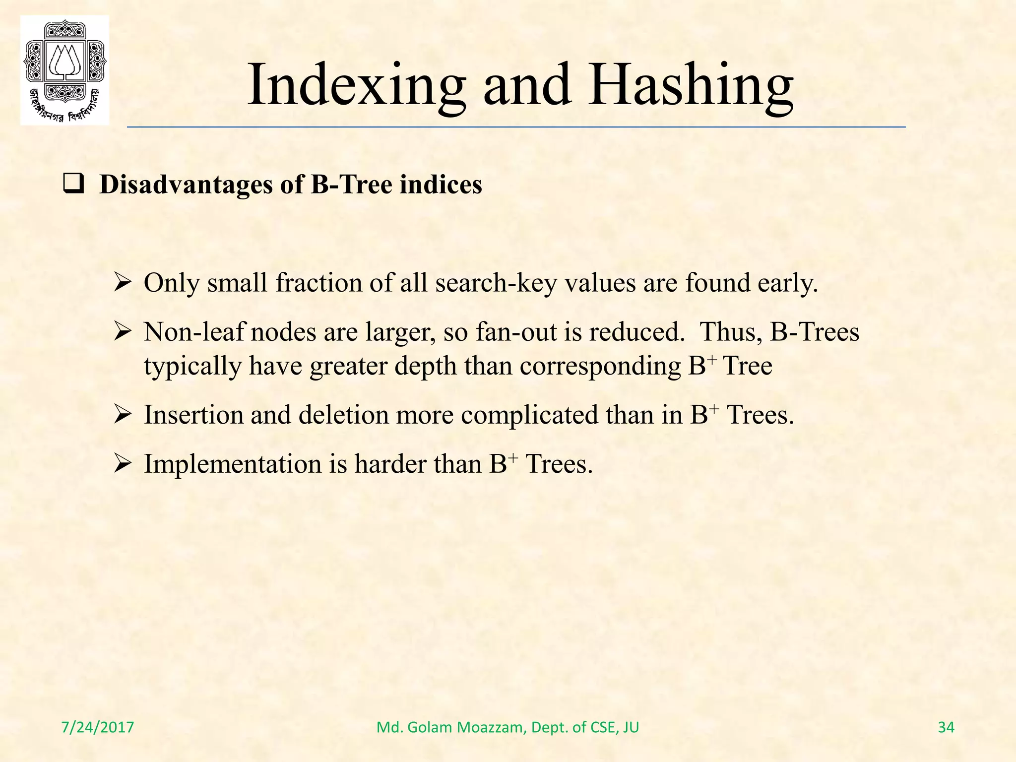 indexing and hashing | PDF
