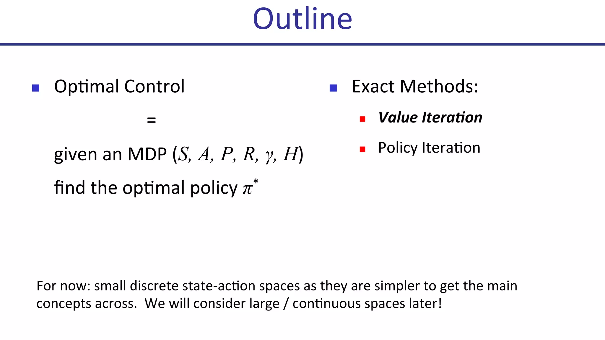 Lec1 intro-mdps-exact-methods | PDF
