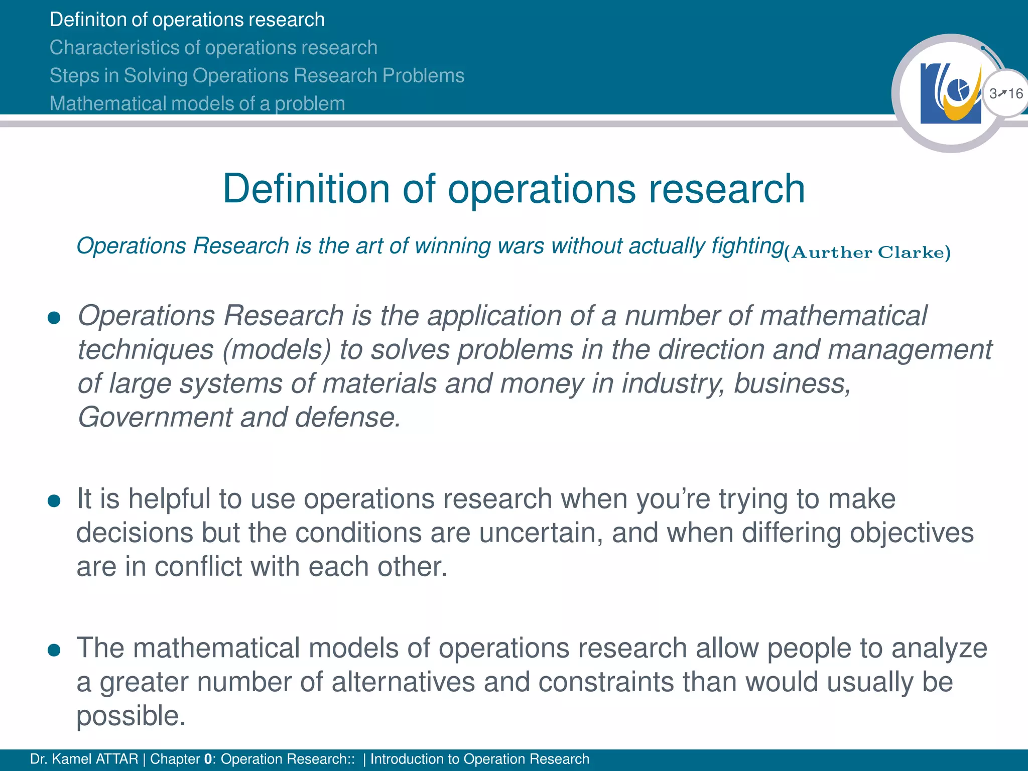 Introduction to operations research | PDF