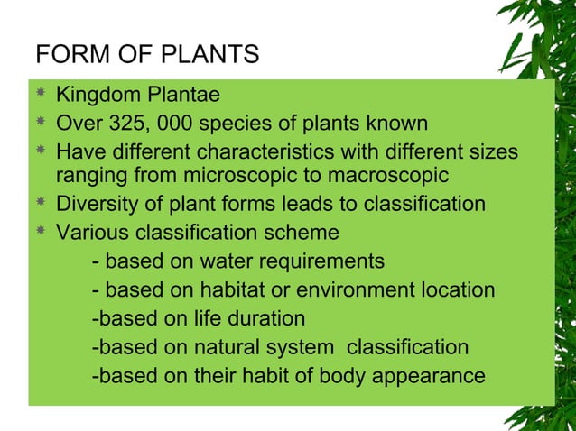 Lec 1 intro to botany | PPT