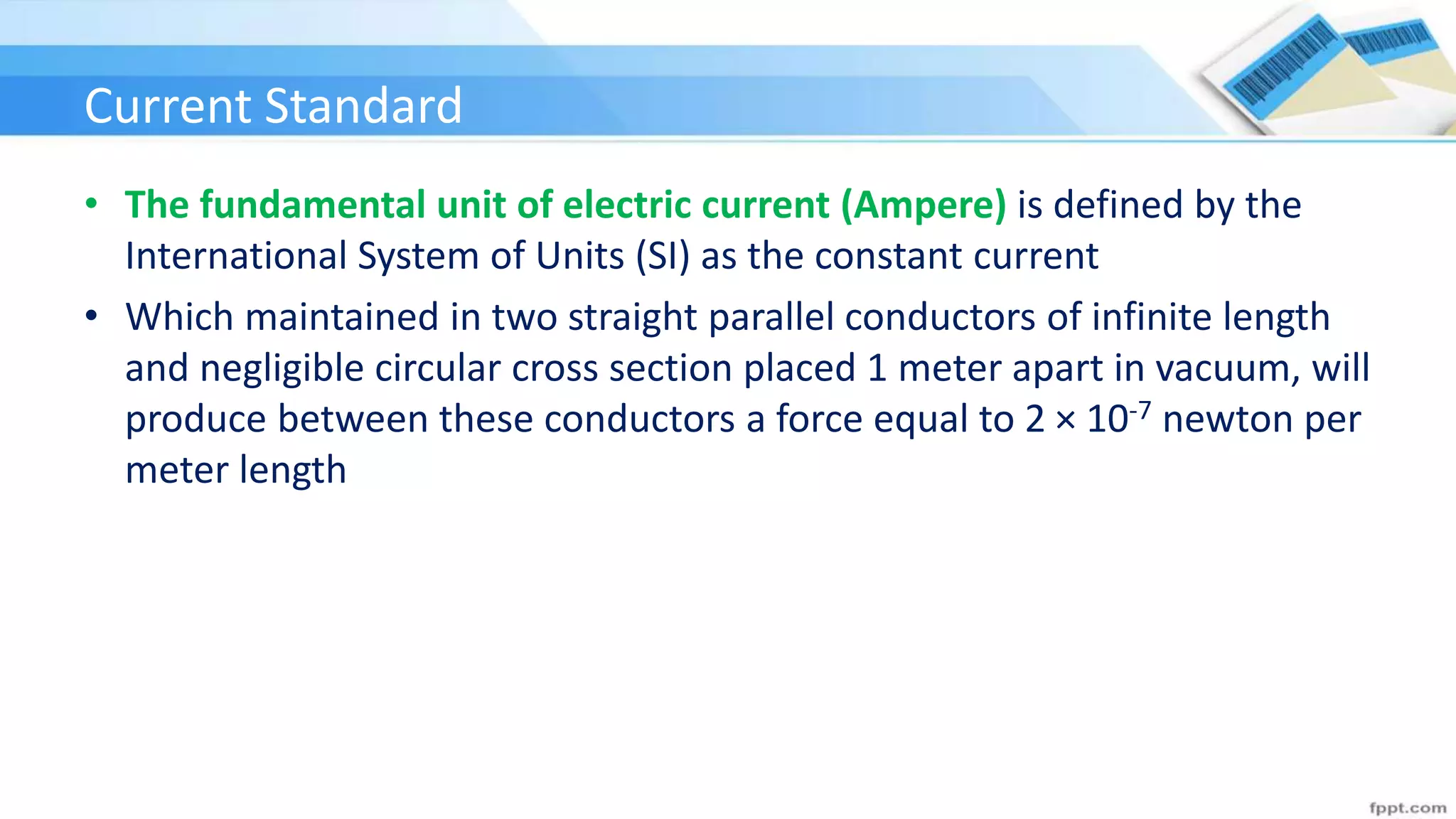 Standards and Units | PPTX
