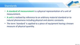 Standards and Units | PPTX