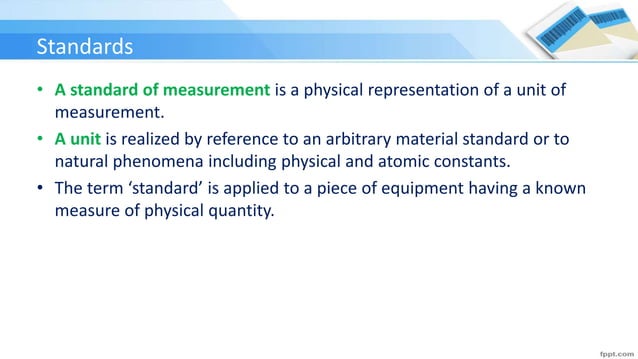 Standards and Units | PPTX | Physics | Science