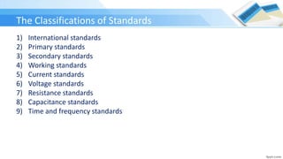Standards and Units | PPTX
