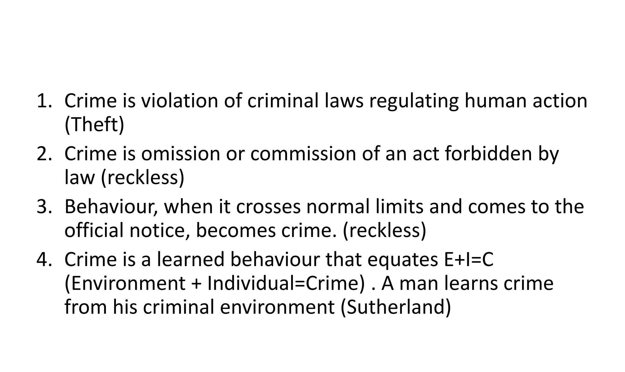 Crime, Deviance and Criminals| by Imran Ahmad Sajid | PPTX