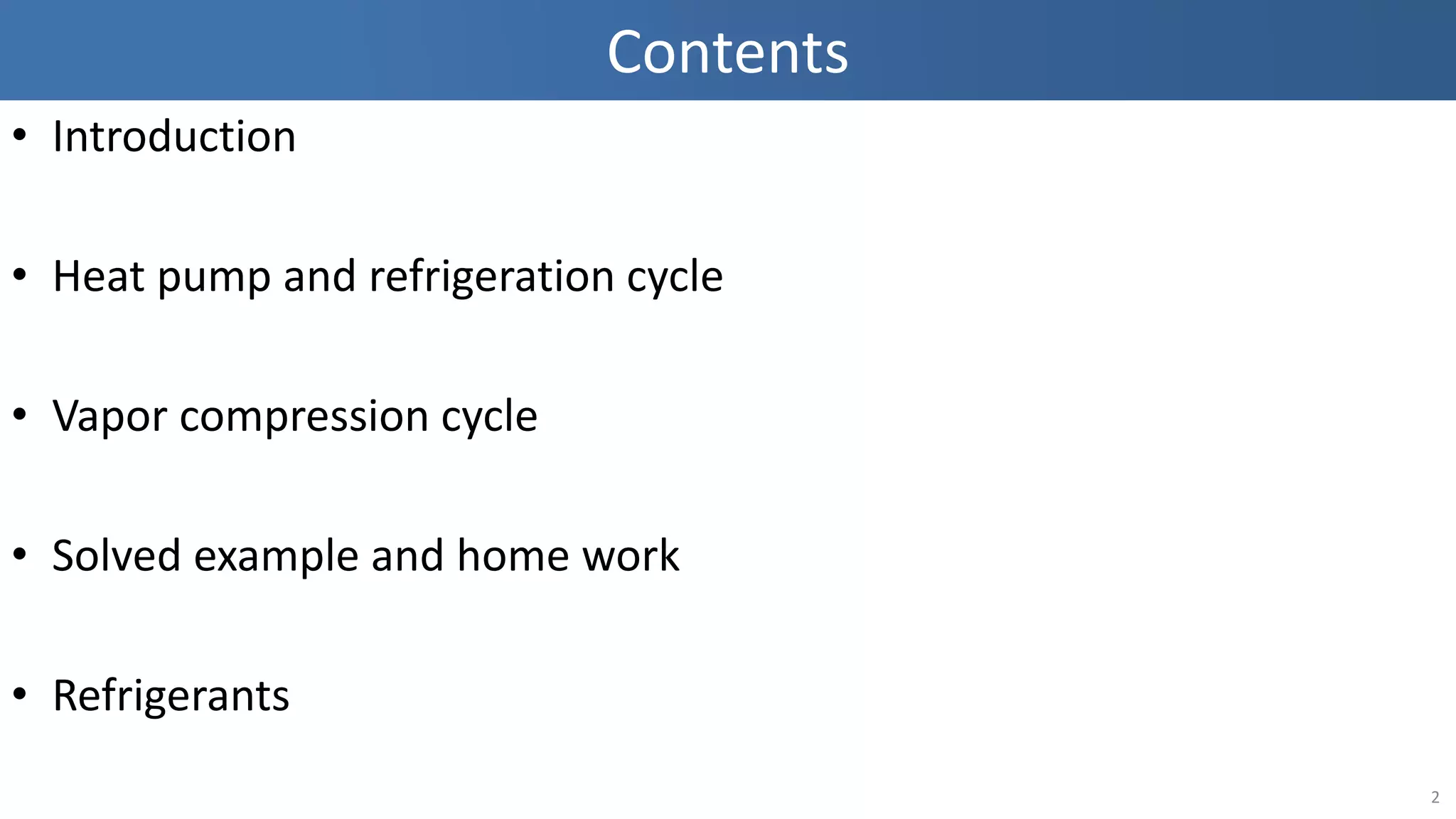 Lec 10-11 - Refrigeration cycle | PPTX