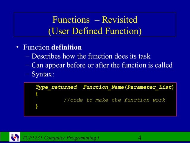 Computer Programming- Lecture 10