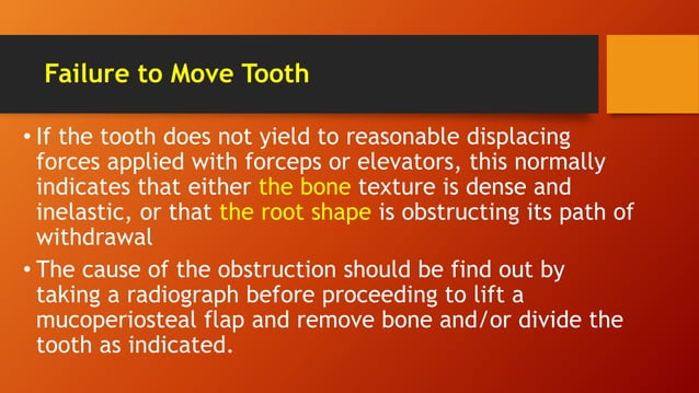 complications of tooth extraction | PPTX