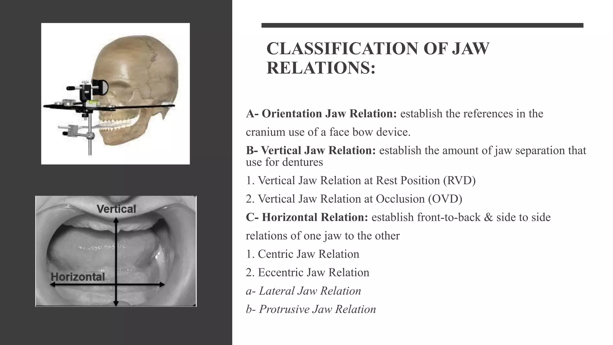 Maxillo-mandibular relation | PDF
