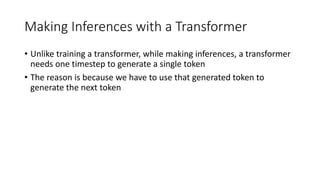 Lecture - 10 Transformer Model, Motivation to Transformers, Principles ...