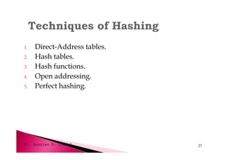 CS215 - Lec 10 b trees and hashing | PDF | Databases | Computer Software and Applications