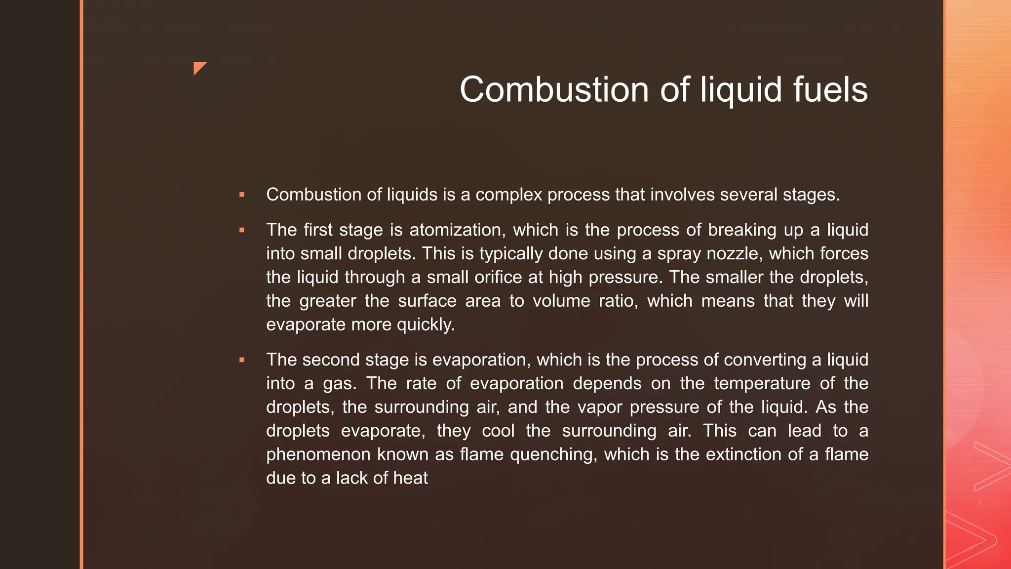 Combustion of liquid fuels and its principles.pptx