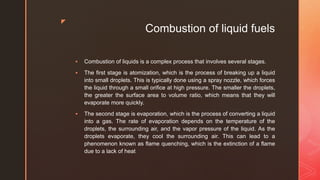Combustion of liquid fuels and its principles.pptx