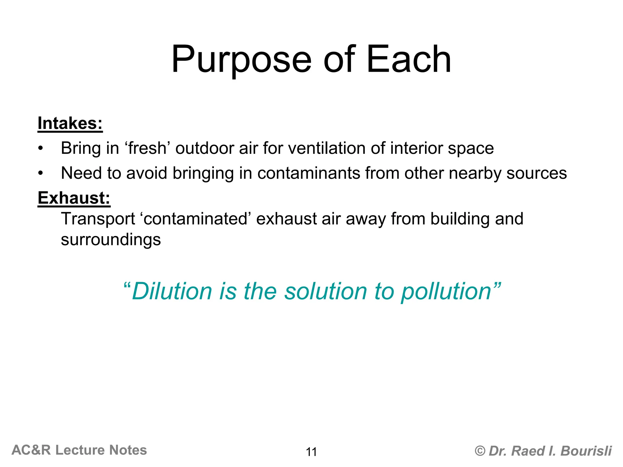 Ventilation and Indoor Environment Quality | PPTX
