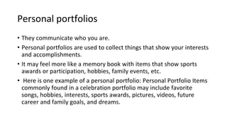 Portfolios | PPT