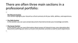 Portfolios | PPT