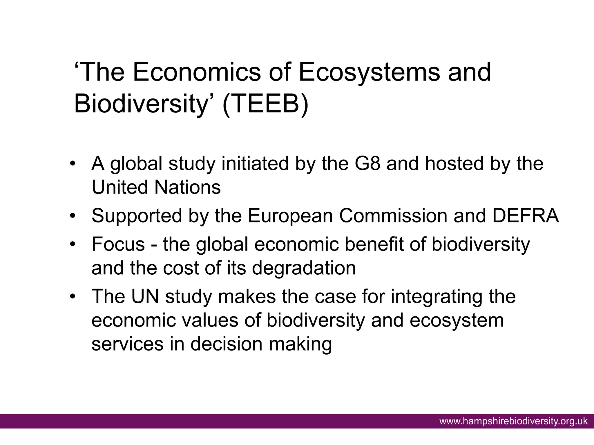 Ecosystem Services | PPT