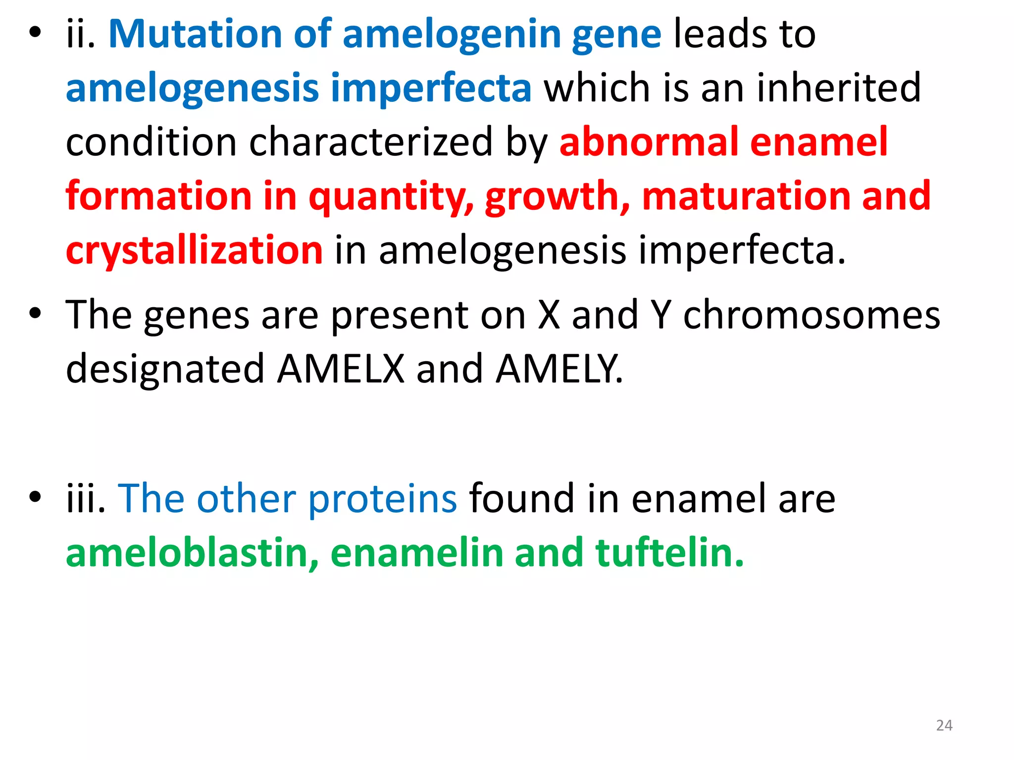 Lec 10, 11 level 4-de (biochemistry of teeth, saliva and dental caries ...