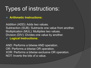 Lec 10 Assembly Language in computer organization and Assembly language ...