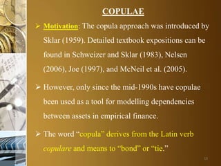 Financial Risk Mgt - Lec 10 by Dr. Syed Muhammad Ali Tirmizi | PPT